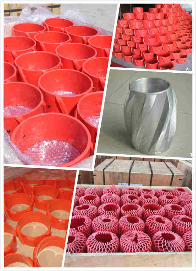 Spiral Vane Steel Solid Rigid Centralizer