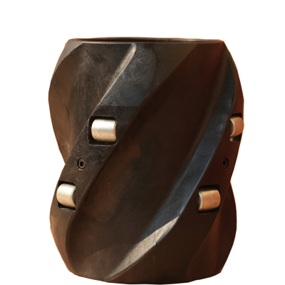 Spiral Vane Thermoplastic Roller Solid Rigid Centralizer